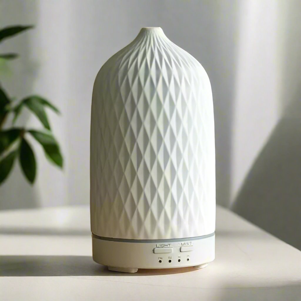 White Ceramic Diffuser – The Columbia Fragrance Co.